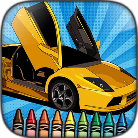 소년 자동차 색칠 공부 페이지