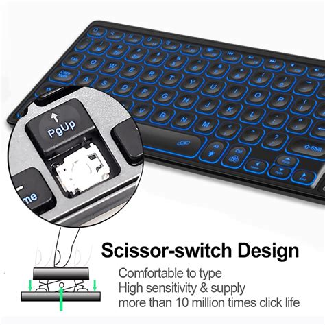 Seenda 2 4g Wireless Keyboard Bluetooth Backlit Mu Vicedeal