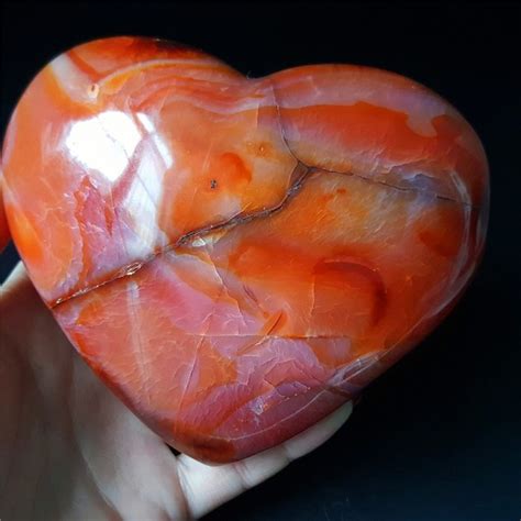 Colección Corazón De ágata Cornalina Roja Natural Catawiki