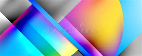 Vector Geometric Abstract Background Design Template Stock Vector