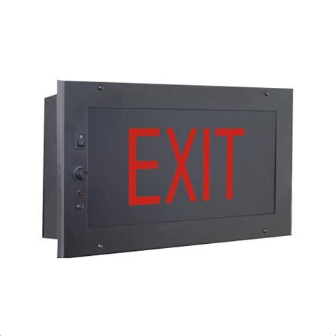 Auditorium Recessed Exit Light At Best Price In Mumbai Prolite Autoglo Limited