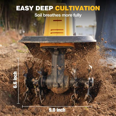 Mini Motoculteur Sans Fil Soilpro 20 V Solyka