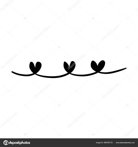 Heart Textbox Frame Border Abstract Outline Shape Icon Decorative Vintage Stock Vector By