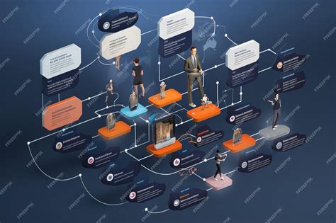 Premium Photo A Flowchart Outlining The Steps In A Customer Generative Ai