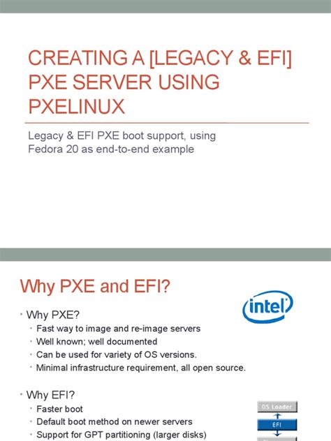 Creating A Legacy Efi Pxe Boot Server Using Pxelinux Pdf Ibm Pc