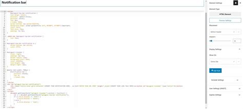 How To Create A Notification Bar In Kadence Theme Wplogout