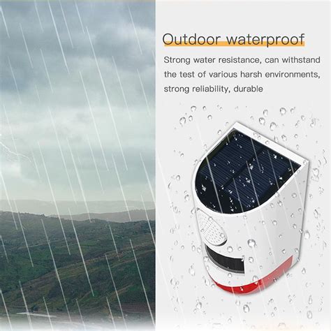 Wireless Sound And Light Alarm 120db Remote Contro Grandado