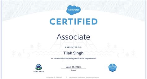 tilak singh on linkedin congratulations salesforceassociate