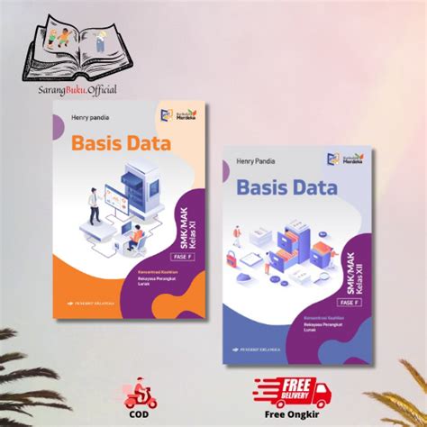 Jual Buku Basis Data Smkmak Kelas 11 12 Kurikulum Merdeka Henry