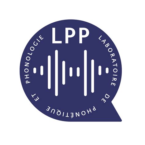 Le Nouveau Logo Du Lpp Laboratoire De Phonétique Et Phonologie