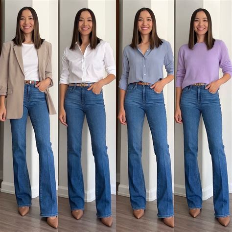 How To Wear Jeans To Work 5 Business Professional Outfits For The