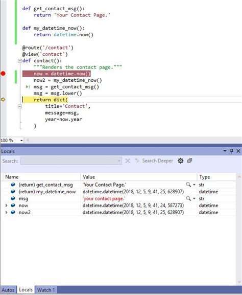 Show Return Value Not Working For Stdlib Functions · Issue 1061
