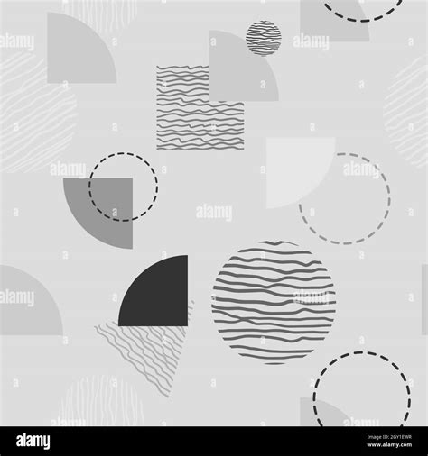 Vector Seamless Pattern Modern Stylish Texture With Monochrome Trellis Repeating Geometric