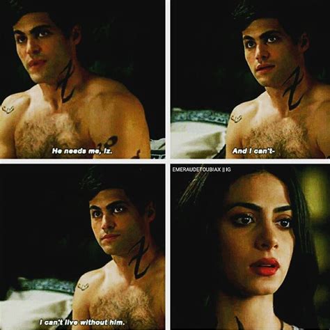 Shadowhunters 2x02 A Door Into The Dark Alec And Izzy Shadow