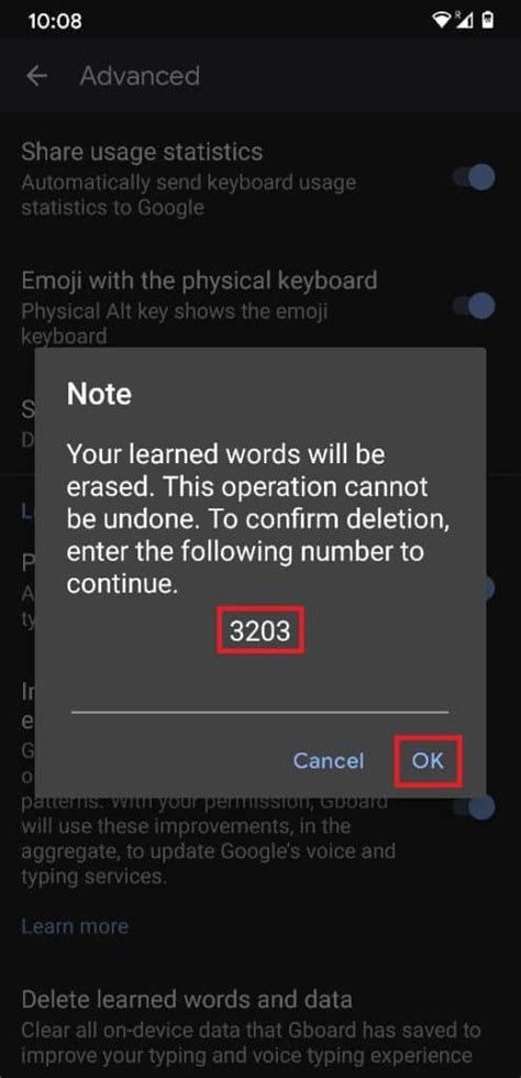 How To Delete Learned Words From Your Keyboard On Android TechCult