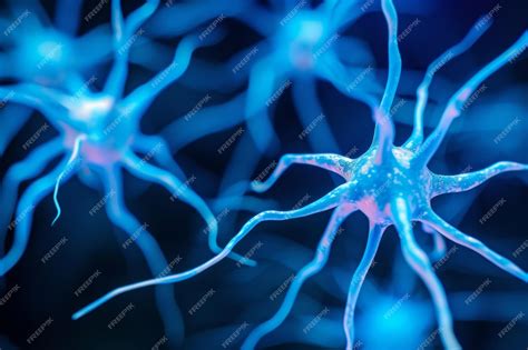 Premium Photo Abstract Neural Network Background Of Interconnected Brain Neurons On Black Surface