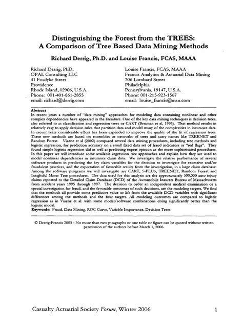 pdf comparing tree based methods dokumen tips