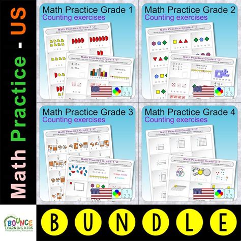 Counting Exercises Worksheets For Grades 1 4