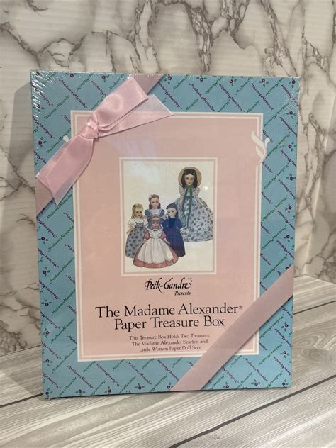 1993 The Madame Alexander Paper Treasure Box Paper Doll Peck Gandre Sealed Ebay