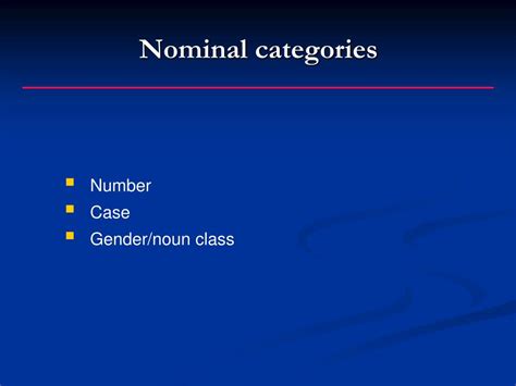 Ppt Nominal Categories Powerpoint Presentation Free Download Id 683807