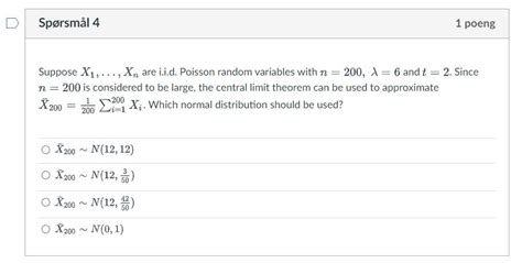 Solved Suppose X1xn Are Iid Poisson Random Variables
