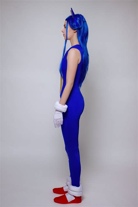 Sonic The Hedgehog Cosplay Costume Sonic Video Game Cosplay Etsy