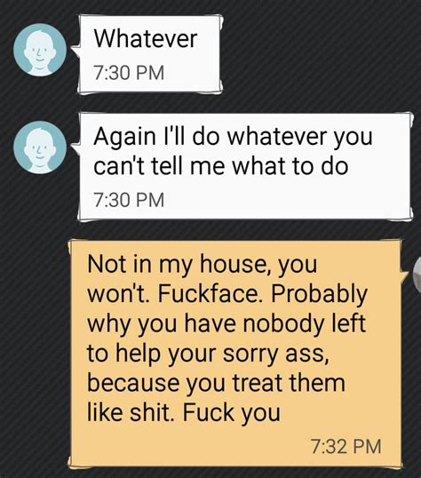 Conversation between my toxic BIL and myself from 2017 : r/texts