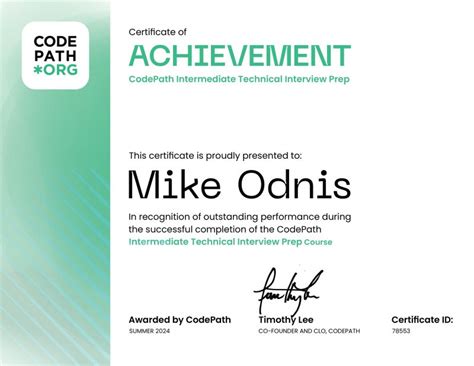 mike odnis on linkedin codepath