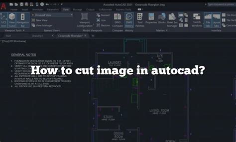 How To Cut Image In Autocad