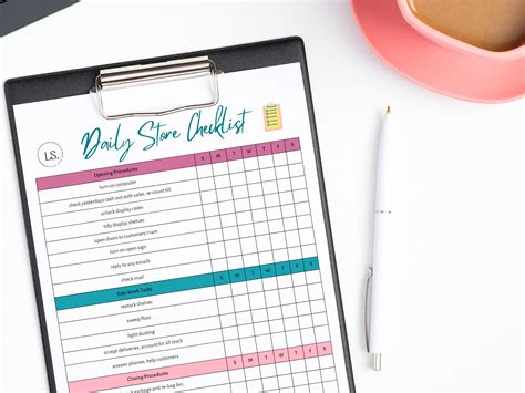 Checklist Template Fully Editable And Customizable Checklist Template Instant Download Edit