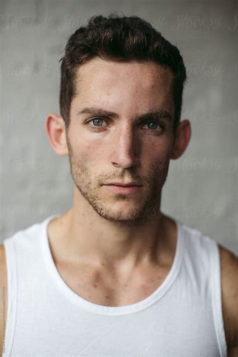 Young Healthy Man Looking At Camera After Working Out In Gym By Stocksy Contributor Rob And