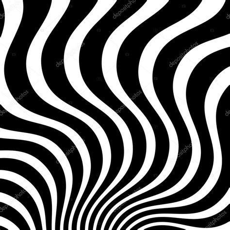 Wavy Waving Zigzag Radial Lines Stock Vector By Vectorguy