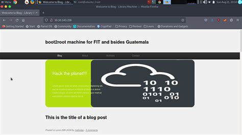 Library Tryhackme Walkthrough This Is A Writeup Of Library Room In