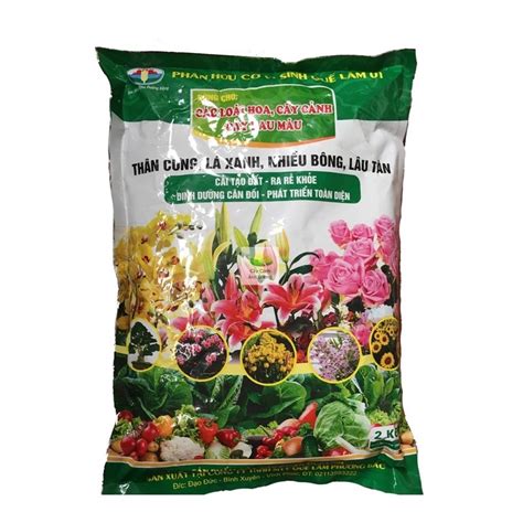 PhÂn BÓn HỮu CƠ Vi Sinh Cao CẤp ChuyÊn DÙng Cho Hoa And CÂy CẢnh