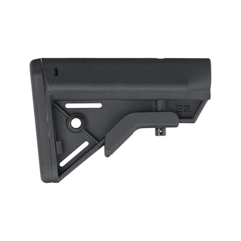 B5 Systems Bravo Stock Quick Detach Mil‑spec Black