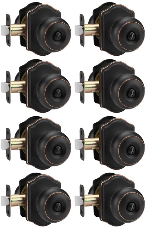 Goldenwarm Bronze Door Knobs Interior Classic Decorative Privacy Door