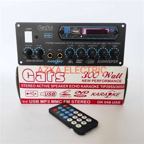 Promo Kit Power Amplifier Speaker Aktif Stereo Plus Mp3 Bluetooth 300