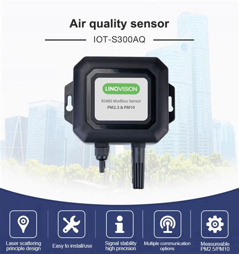 Rs485 Modbus Air Quality Sensor For Pm2 5 And Pm10 Detection