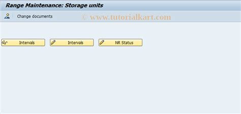 LN SAP Tcode Number Range Maintenance LVS LENUM