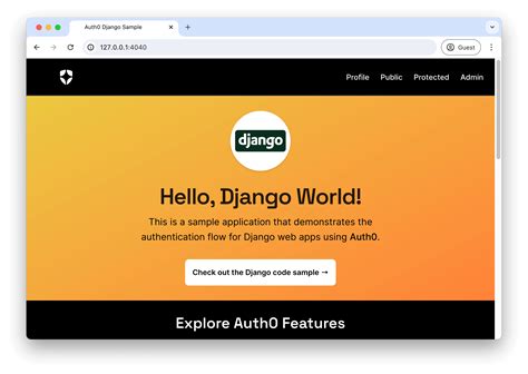 Django Authentication By Example