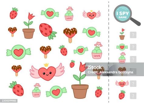 나는 하트와 과자를 가진 아이들을 위한 스파이 게임 얼마나 많은지 검색하고 세십시오 수학 게임 벡터 0명에 대한 스톡 벡터 아트 및 기타 이미지 Istock