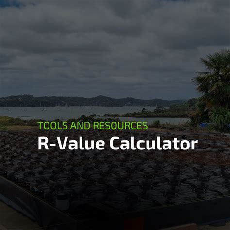 Qpod R Value Calculator Qpod™