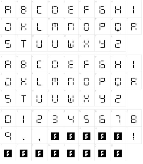 Digit LCD Font Download