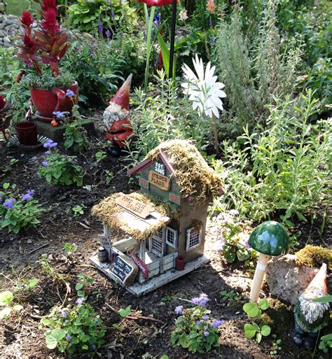Fairy Garden With Gnome House Gnome Village House Garden Gnome House