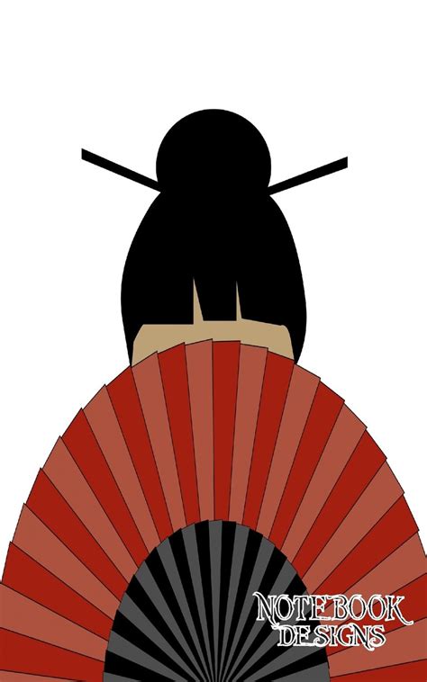 Notebook Designs Geisha Journaldiary Blank Paper 100 Pages 8x5 Composition