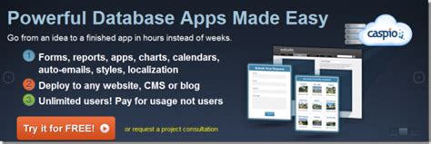Caspio Bridge Platform To Build Web Apps And Cloud Databases Without