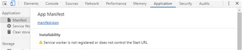 Service Worker Is Not Registered Or Does Not Control The Start Url Angular · Issue 14645