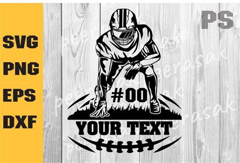 Football Player Svg Football Svg Football Team Football Name