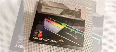 Оперативная память Ddr4 Gskill Trident Z Neo 64 Гб купить в Москве Электроника Авито