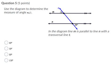solved in the diagram line m is parallel to line n with a